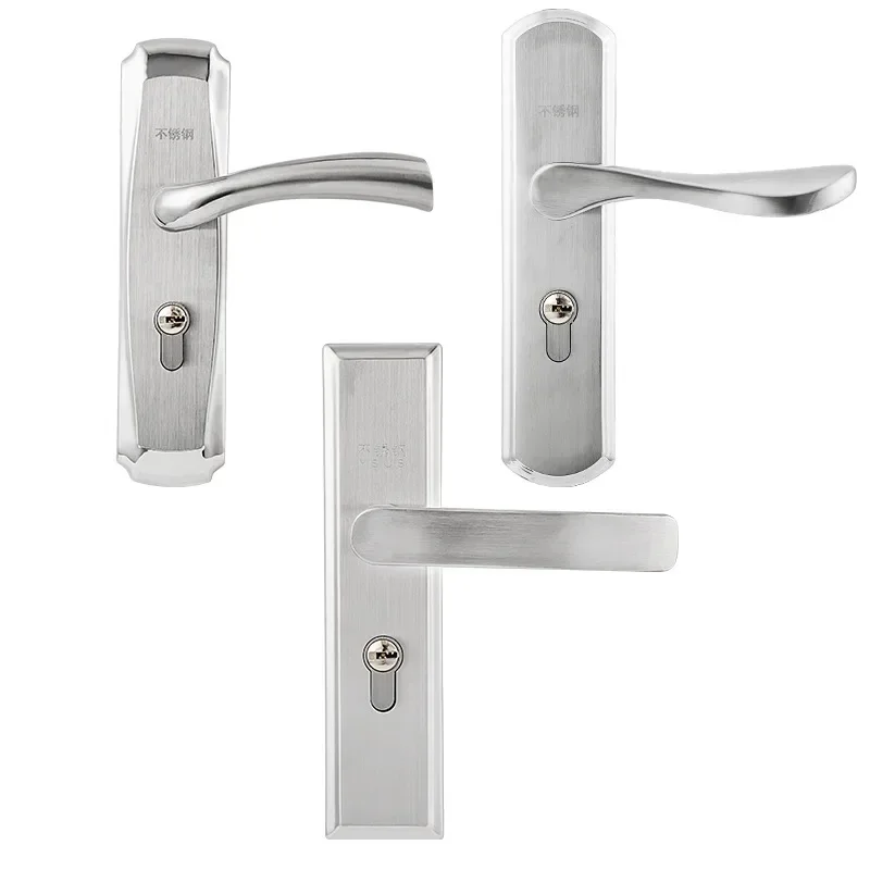 304-Stainless-Steel-Door-Lock-Silent-Solid-Wood-Door-Lock-Suitable-for ...