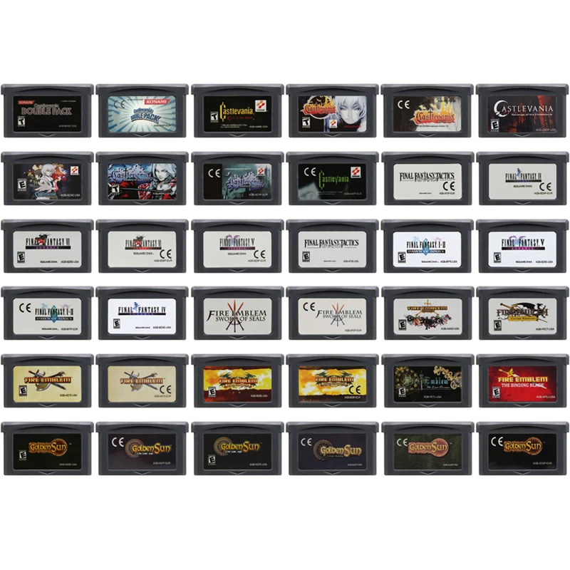 GBA-Games-Cartridge-32-Bit-Video-Game-Console-Card-Castlevania-Final ...
