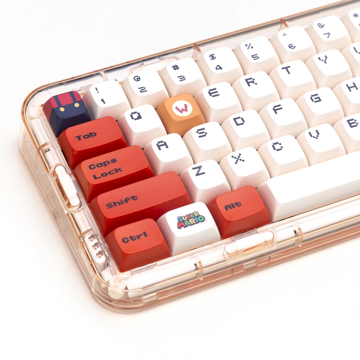 XDA personalizado Gameboy Keycaps, PBT, DYE SUB, Mini teclado mecânico ...