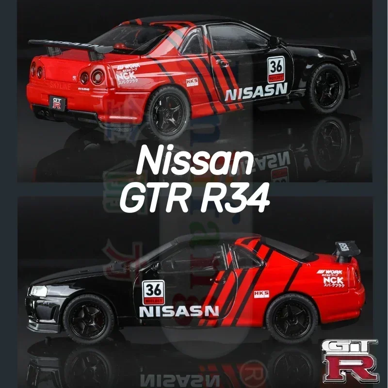 1-32-Nissan-Skyline-GTR-R34-Alloy-Miniature-Toy-Car-Diecast-Metal-Scale ...