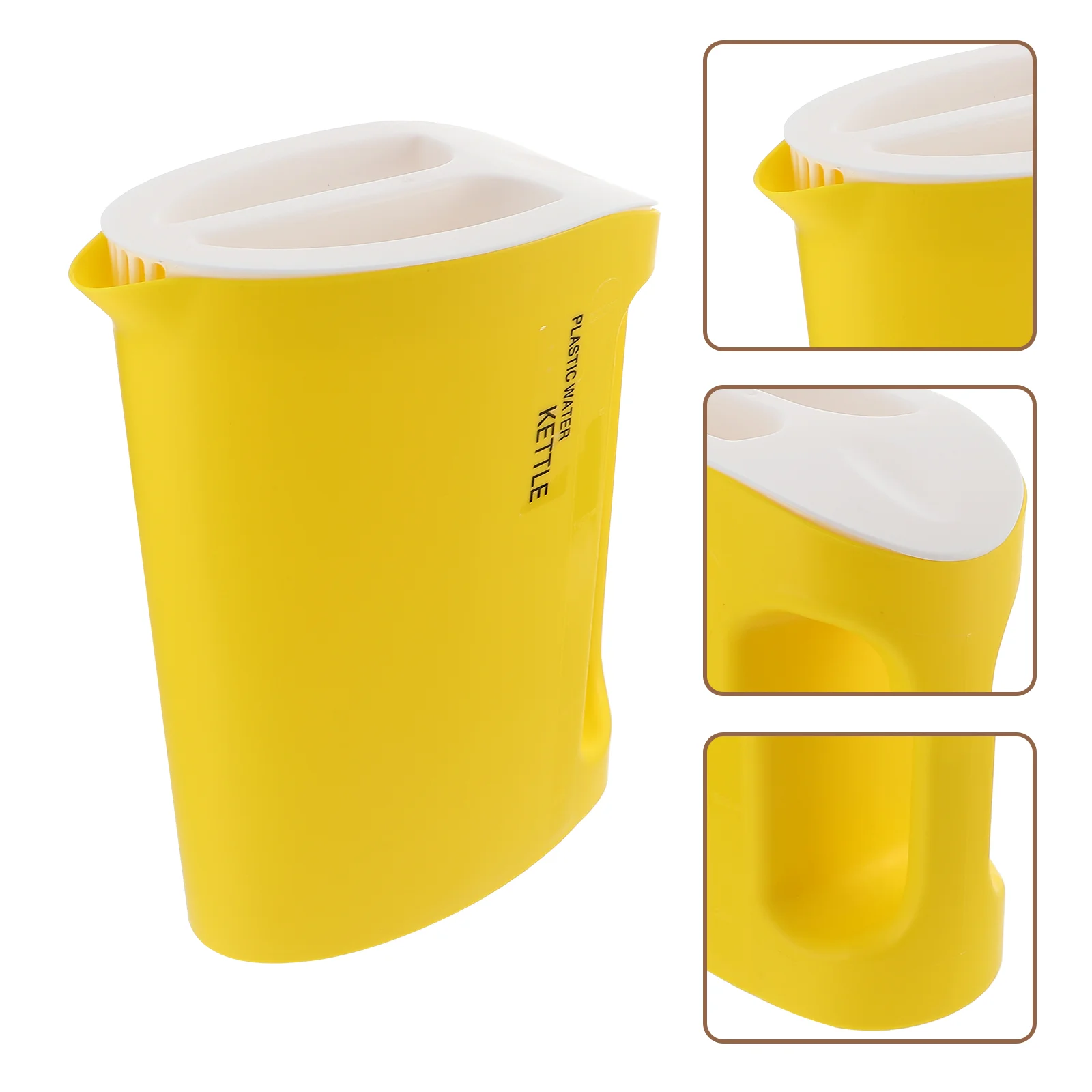 Cold-Water-Bottle-Cool-Holder-Pitcher-with-Lid-Handle-Container-Home ...