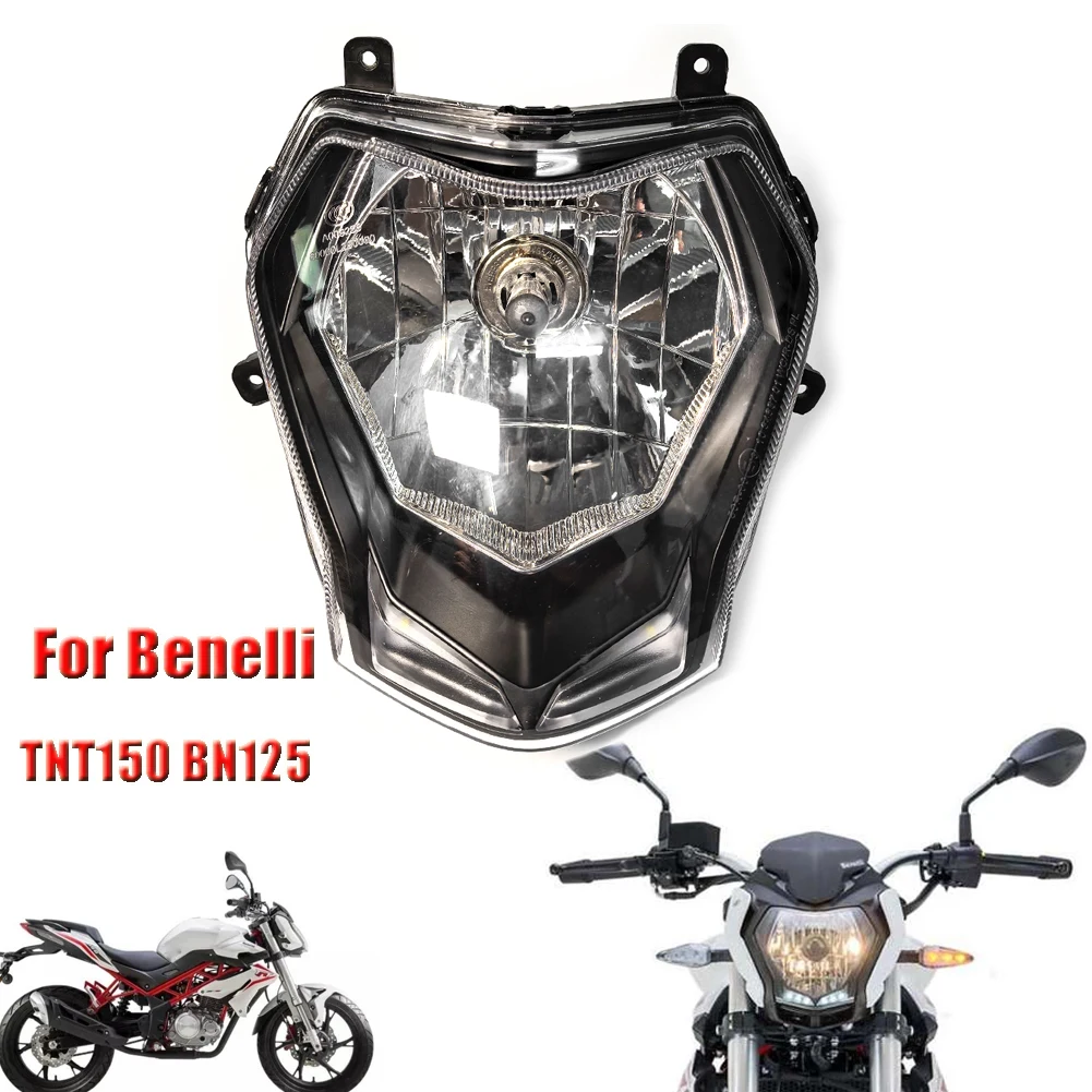 Motorcycle Headlight Head Lamp Assembly Light Shell Lamp For Benelli BN ...