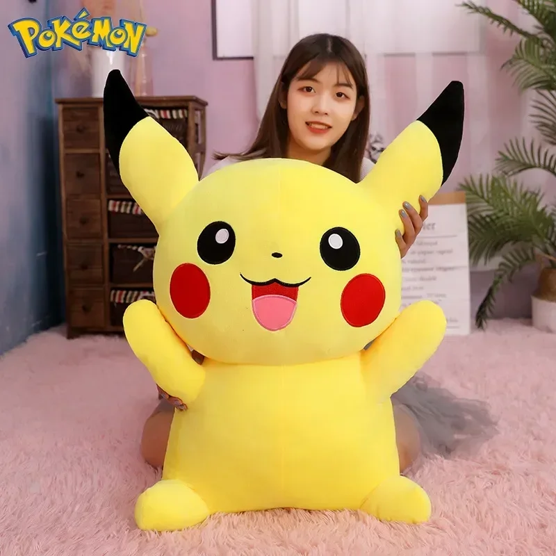 80cm-Big-Size-Pokemon-Pikachu-Plush-Doll-Plushies-Anime-Cute-Stuffed ...