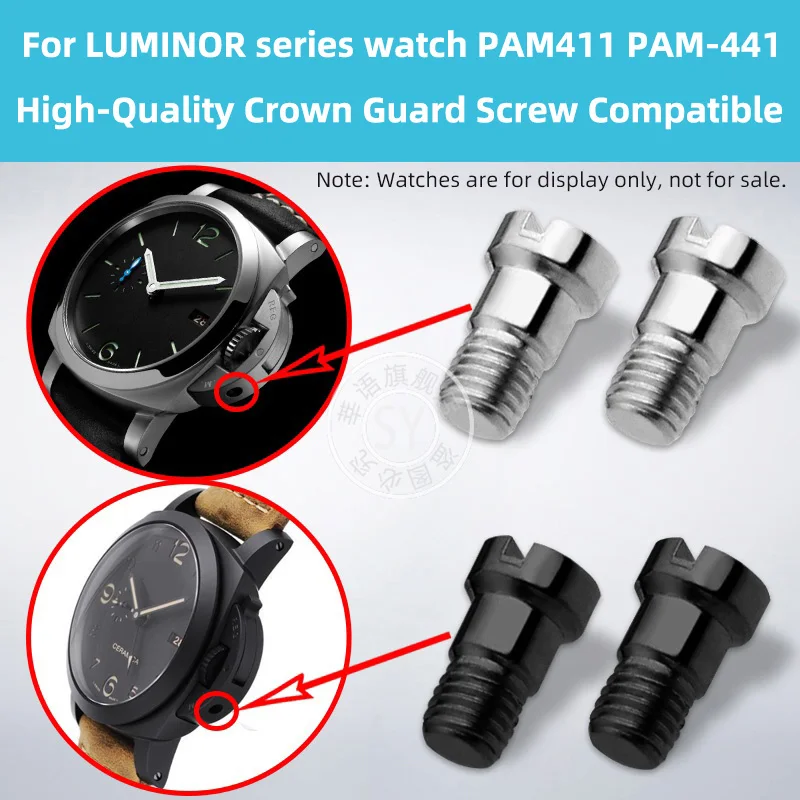 Shenyu For Panerai LUMINOR series PAM441 pam-111 Crown Guard (Side Ear ...