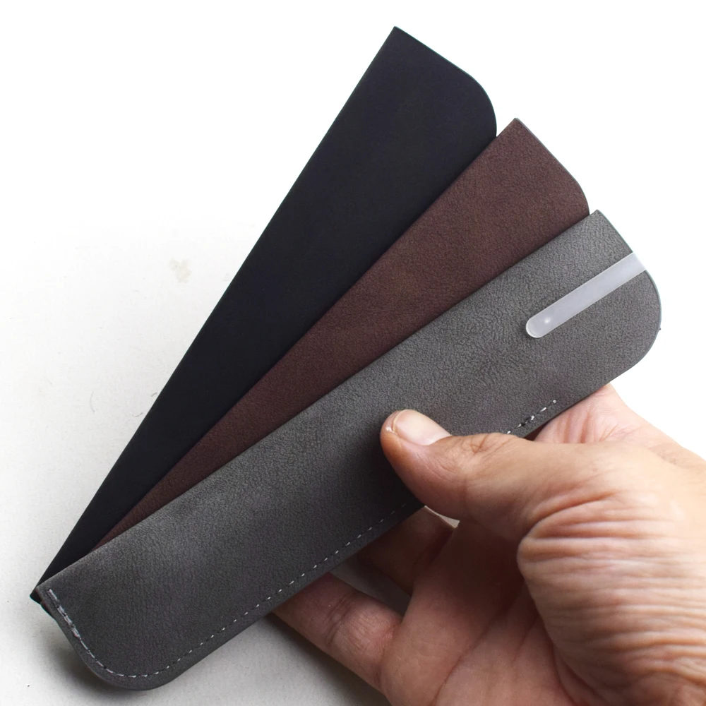 Faux-Leather-Pencilcase-Holder-For-One-Pen-Bag-Organizer-Protector ...