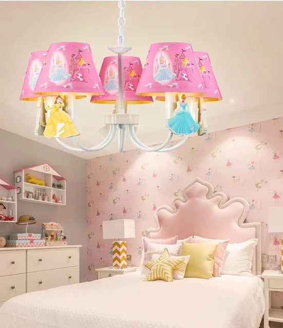 Pink Princess Chandelier Lamp