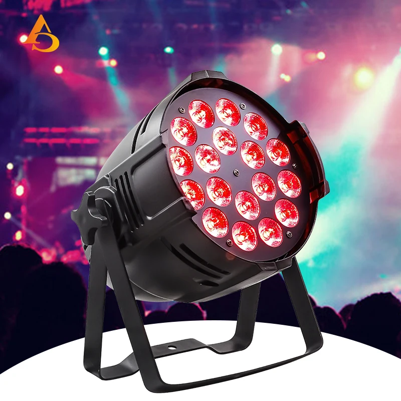 Profissional-palco-LED-luz-Par-DMX-alum-nio-DJ-efeito-de-discoteca-18W ...