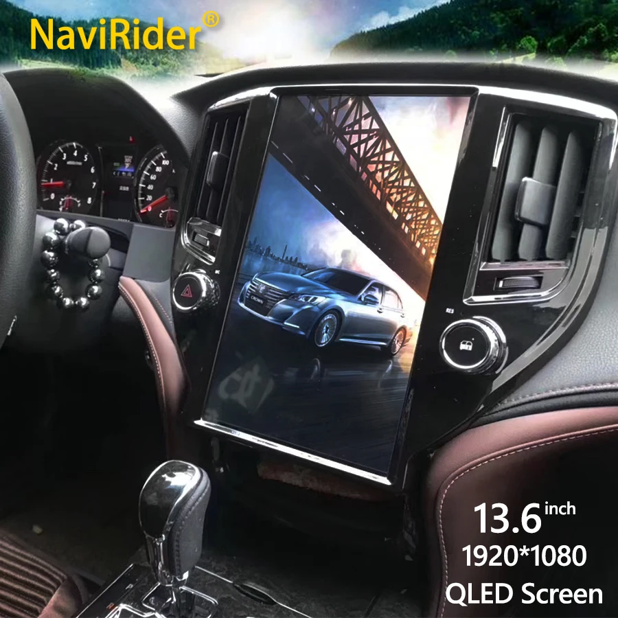 13-6inch-Android-11-Tesla-Screen-For-Toyota-Crown-S210-2014-2019-Car ...
