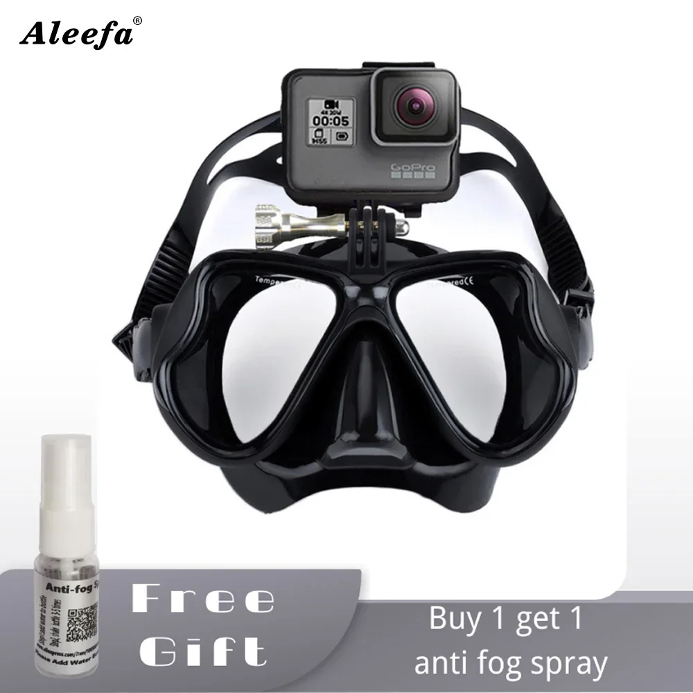 Myopia-Diving-Mask-Holder-For-GoPro-goggles-silicone-glasses-Tempered ...