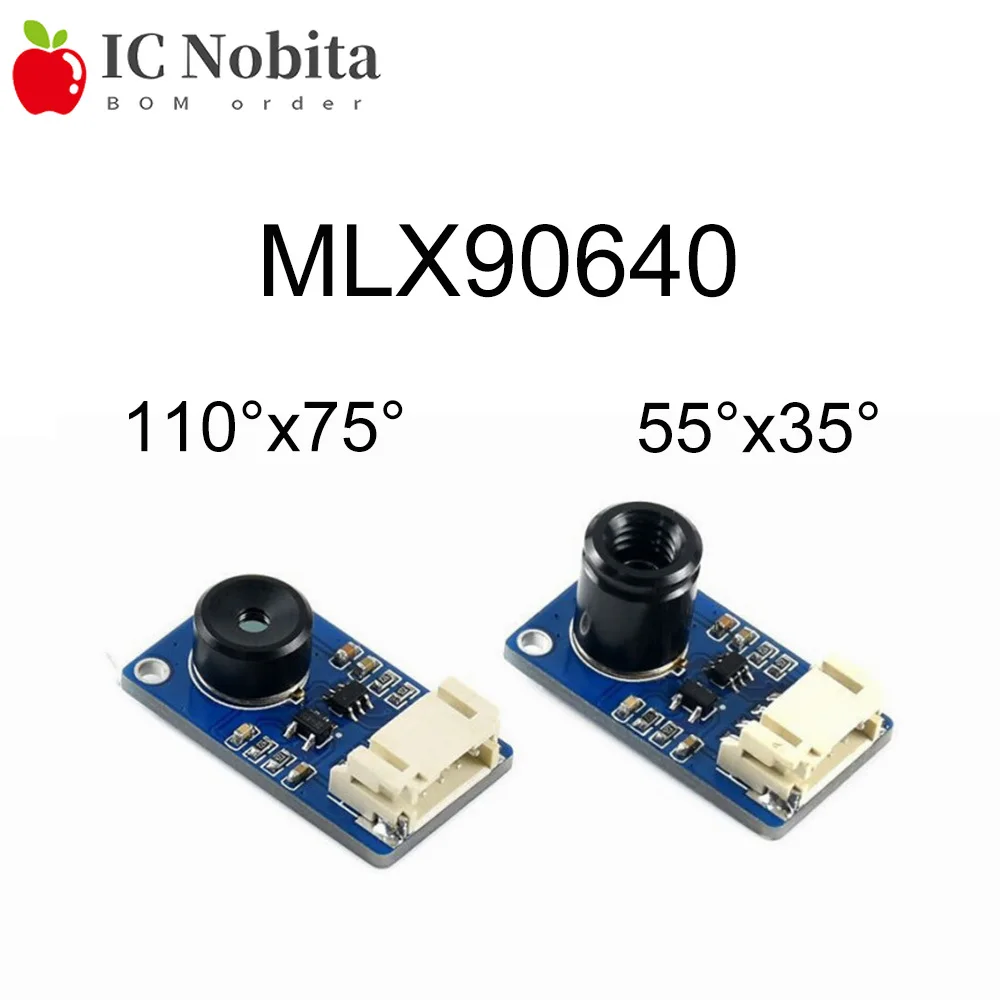 1PCS MLX90640 Infrared Thermal Imaging Camera Module 110° / 55° Field ...