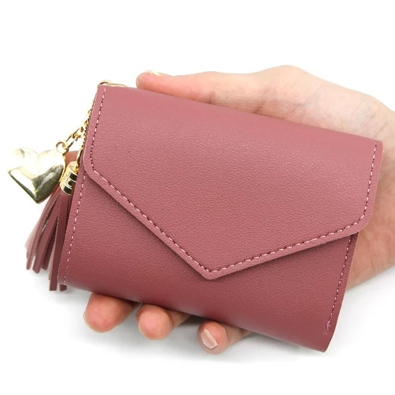 Girl Female Small Wallets Zipper Wallet | Small Women Girl Purse Wallet ...