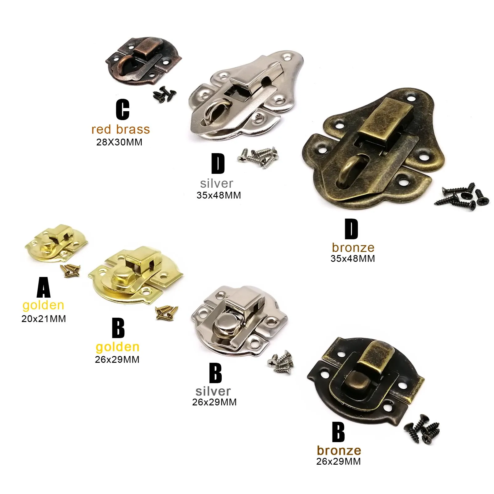 12pcs-Mini-Small-Gold-Silver-Bronze-Jewelry-Chest-Gift-Wine-Wooden-Box ...