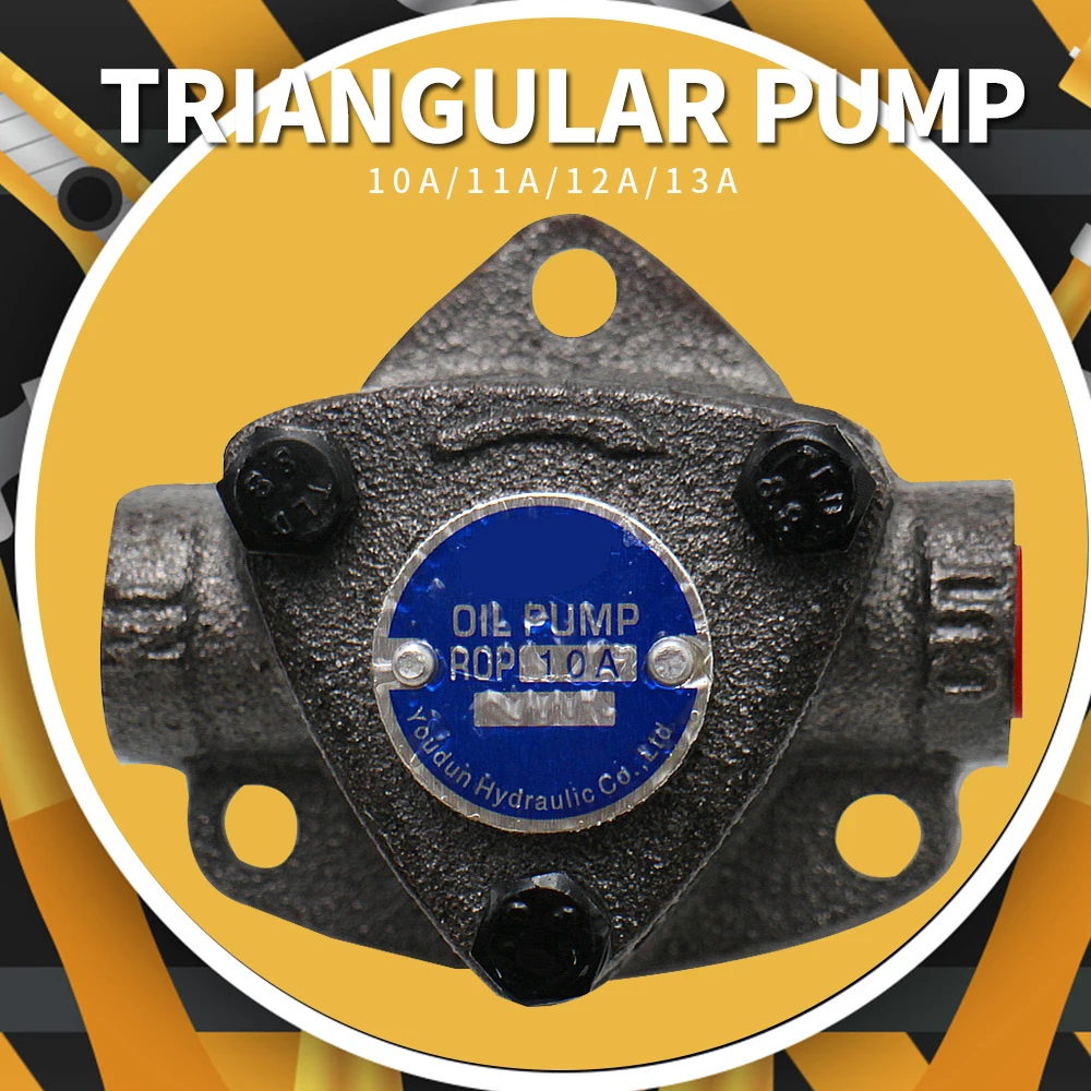 Oil Gear Hydraulic Lubricant Pump Low Pressure Triangular Cycloid Pump Triangular Top-10A Rop ...