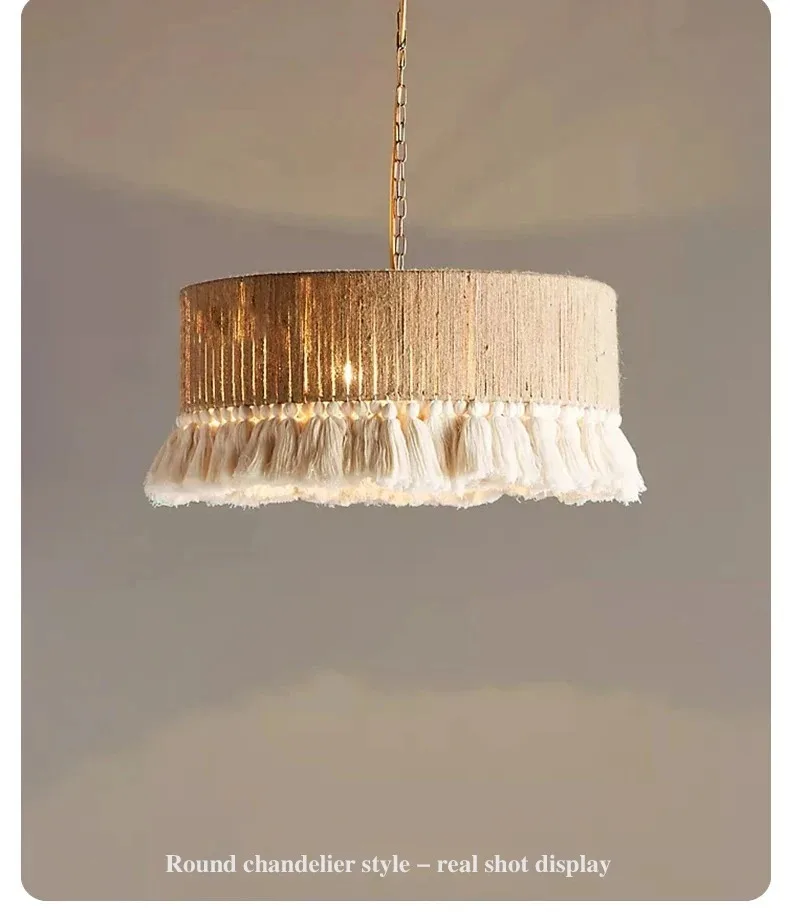 Vintage Hemp Rope Macrame Pendant Lamp – ECOLUXXE Marketplace
