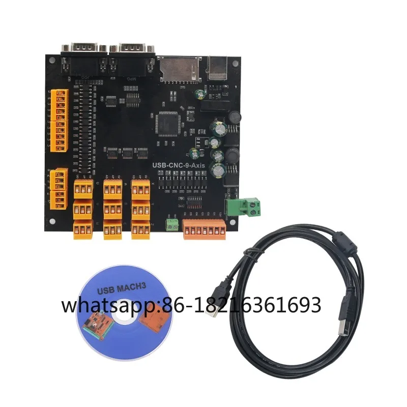 9Axis-CNC-Controller-Kit-100KHz-USB-Stepper-Motor-Controller-Breakout ...