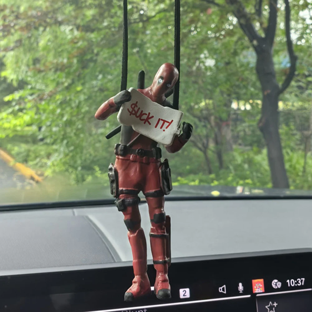 Deadpool-Swing-Reading-Book-Rear-View-Mirror-Accessories-Rearview ...