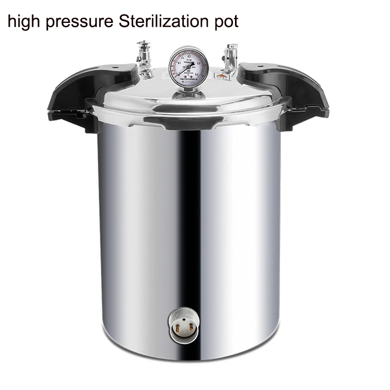 18L/24L vertical Portable Stainless Steel Pot Sterilizer Autoclave ...