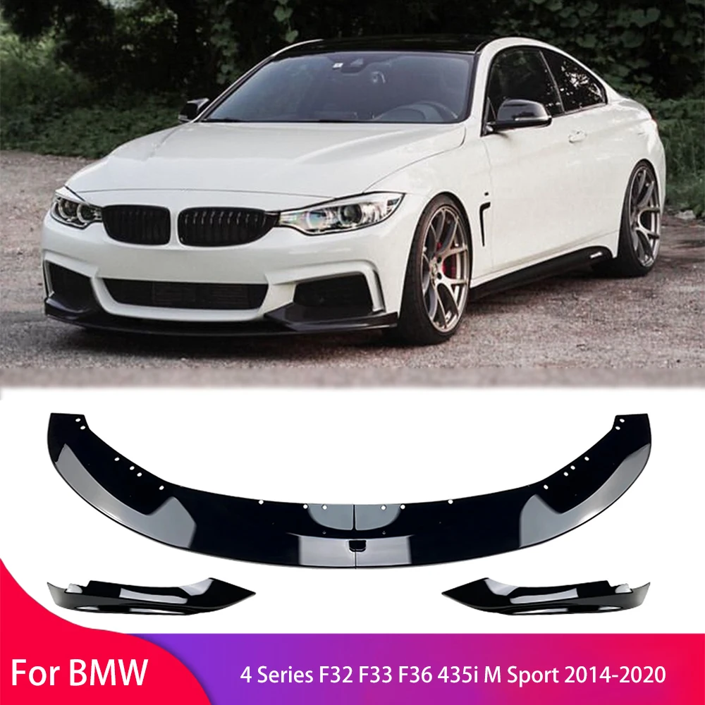For-BMW-4-Series-F32-F33-F36-435i-M-Sport-2014-2020Front-Bumper-Blade ...