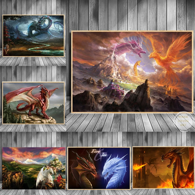 Western Dragon Painting