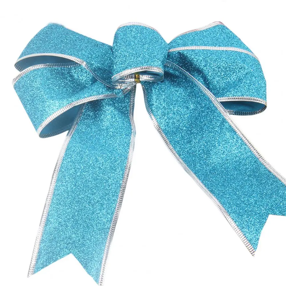 Blue Christmas Bow