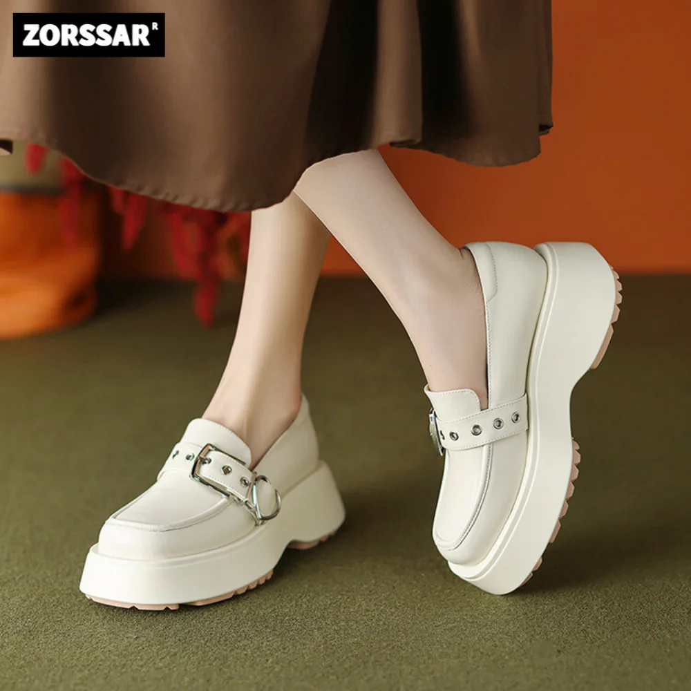 Mocasines-de-piel-de-vaca-para-mujer-zapatillas-c-modas-con-suela ...