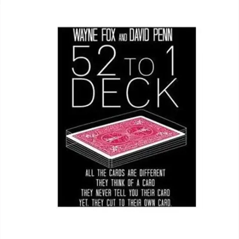 The 52 to 1 Deck (Gimmicks) - Card Magic Tricks Illusions Close up ...