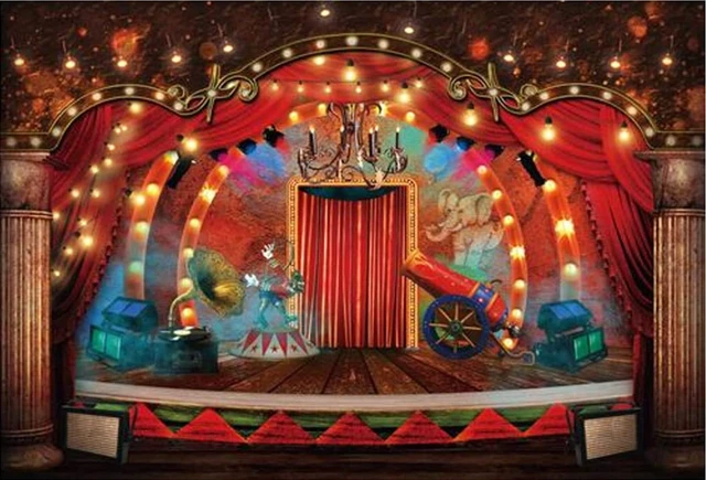 Circus Stage Backdrop
