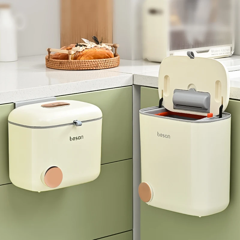 Cubo-de-basura-montado-en-la-pared-de-9L-7L-Material-PP-de-alta-calidad ...