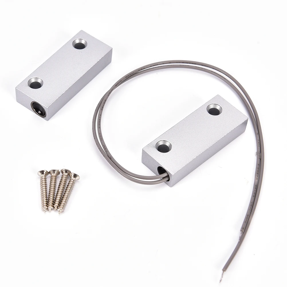 Metal-Door-Alarm-Magnetic-Contact-Switch-Roller-Shutter-Store-Security ...