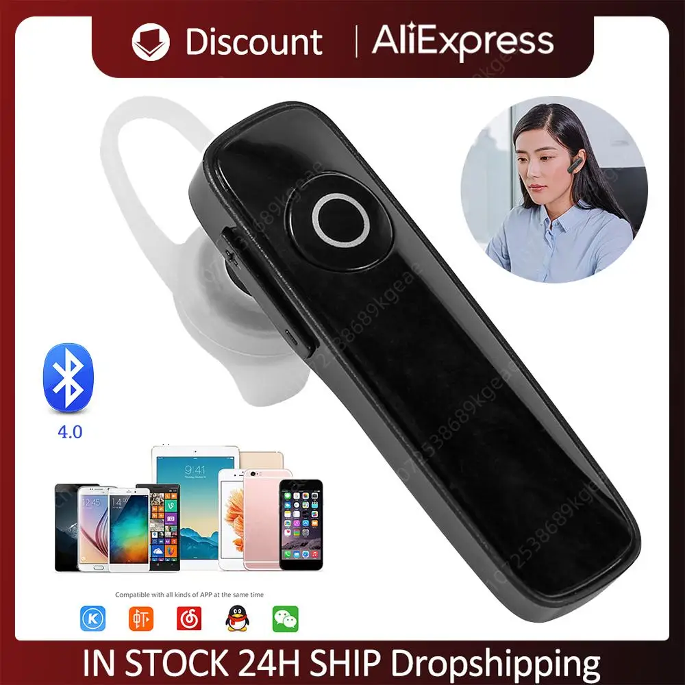 M165-Mini-Single-Wireless-Earphone-Bluetooth-compatible-Headset-Volume ...