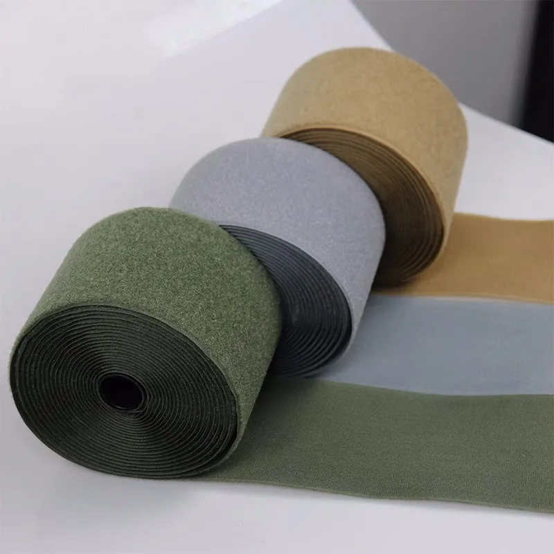 10cm-Width-Army-Green-Blue-Coyote-Brown-Gray-Black-Adhesive-Hook-and ...