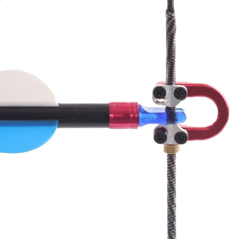 Slider Bow Track Pulley, Metal D Loop Ring, 3/16" Aluminum Bow ...