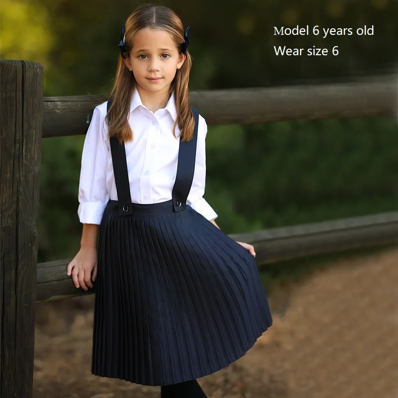 Girl-s-sleeveless-dress-and-skirt-winter-clothes-dress-for-girls-navy ...