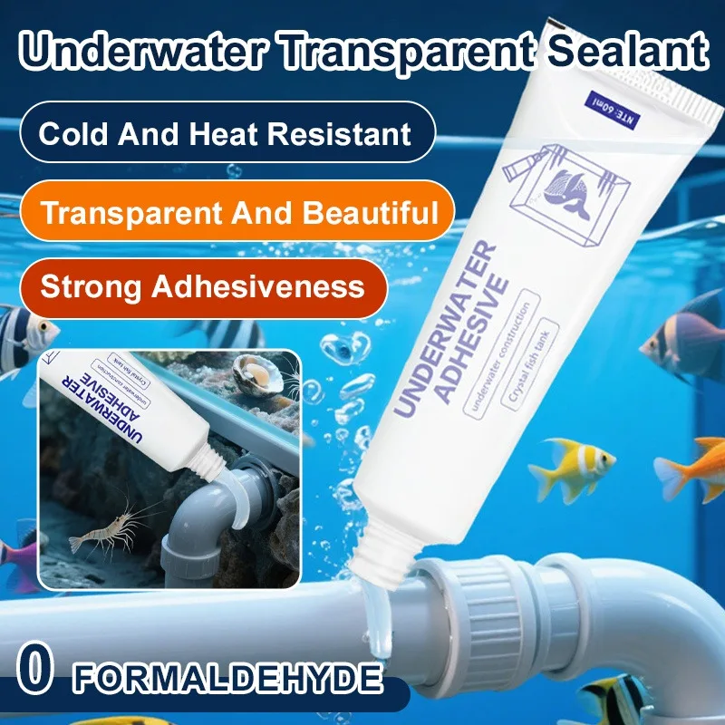 Underwater Sealant Waterproof Leak Repair Adhesive - Aquarium & Plastic ...