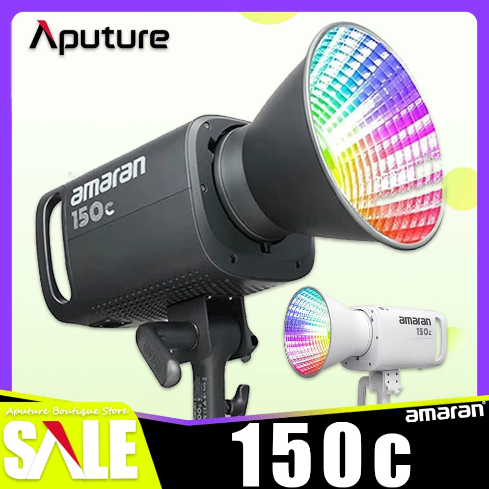 Aputure-Amaran-150c-150W-2500K-7500K-RGBWW-Full-color-LED-Video-Light ...