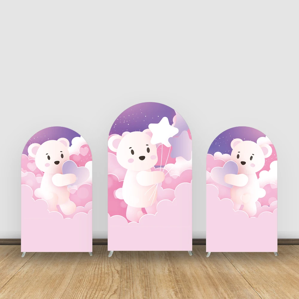 Love-Little-Bear-Theme-Balloon-Arch-Stand-Elastic-Fabric-Backdrop-Cover ...