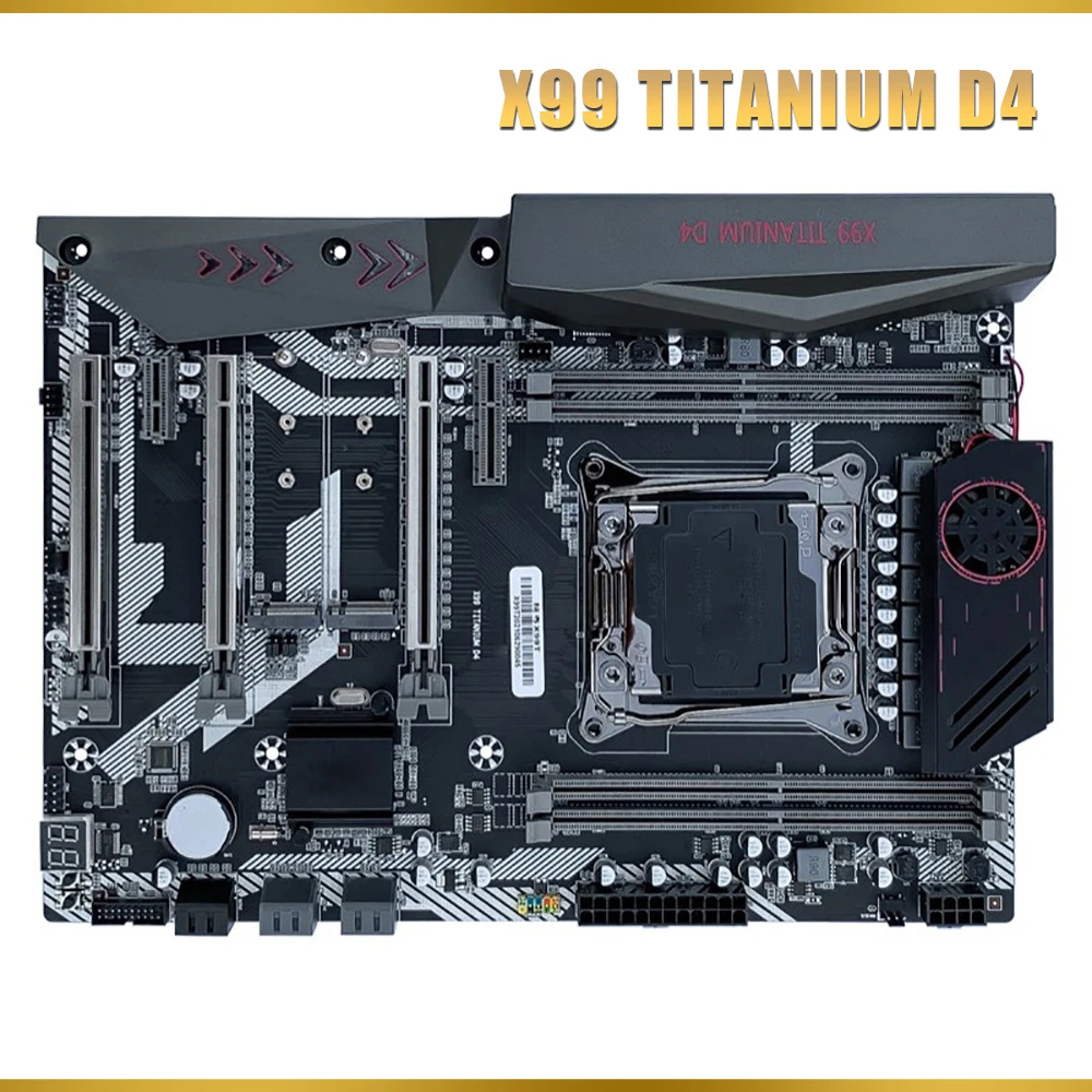 Placa mãe X99 Titanum D4 para JGINYUE LGA 2011 V3, DDR4, 256G, BPCI E 3 ...