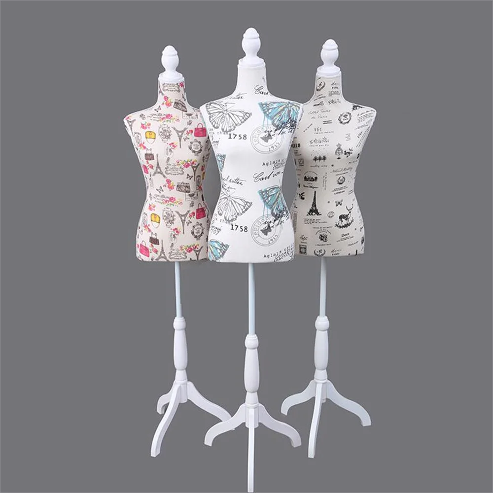 Canvas-Fabric-Covering-Female-Cloth-Sewing-Art-Mannequin-Body-Display ...