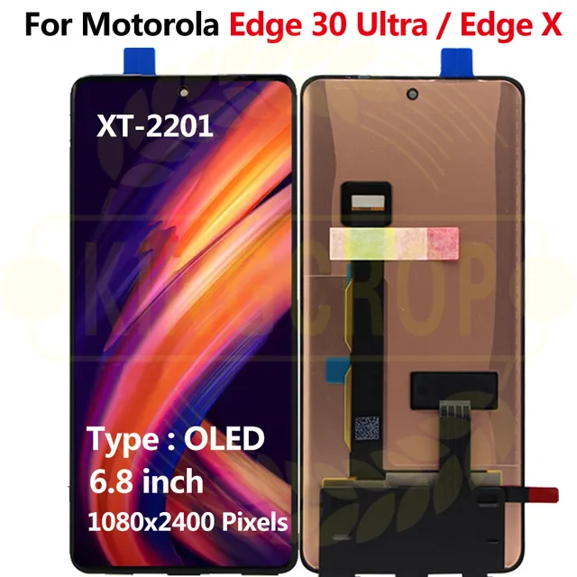Original For Motorola Moto edge 30 LCD Display Touch Panel Screen ...