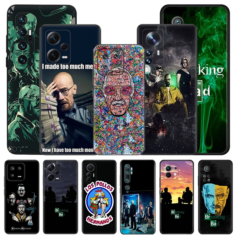 Breaking Bad Silicone Soft Phone Cases Cover for Xiaomi 13 12 Lite 12t ...