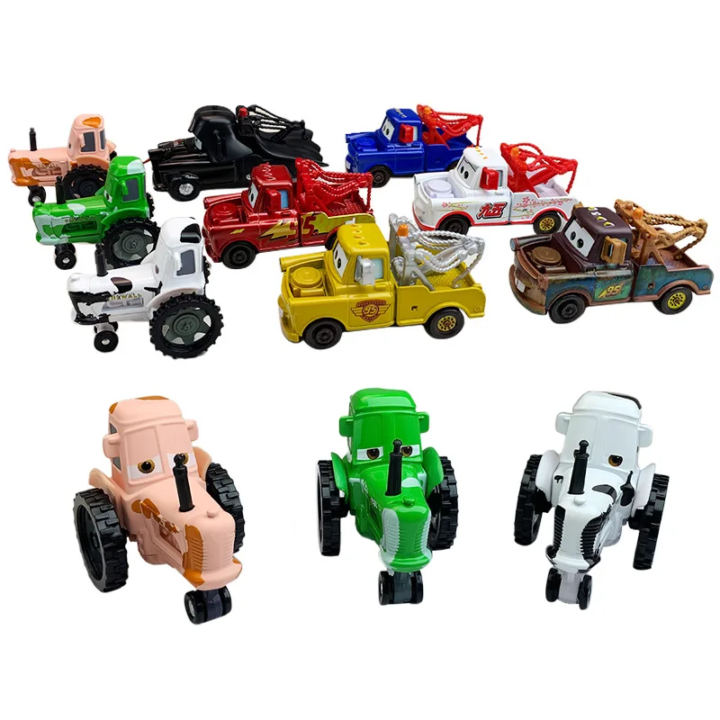 Mini-Disney-Pixar-Cars-2-3-Lightning-McQueen-Mater-Racer-1-55-Diecast ...