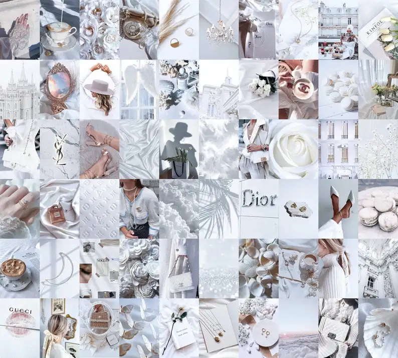 Home & Living Wall Hangings White Photo Wall Collage Kit Photo wall ...