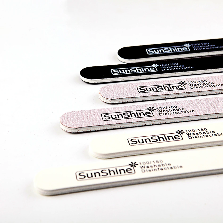 SunShine-25Pcs-lot-Wholesale-Manicure-Nail-File-100-180-Professionel ...