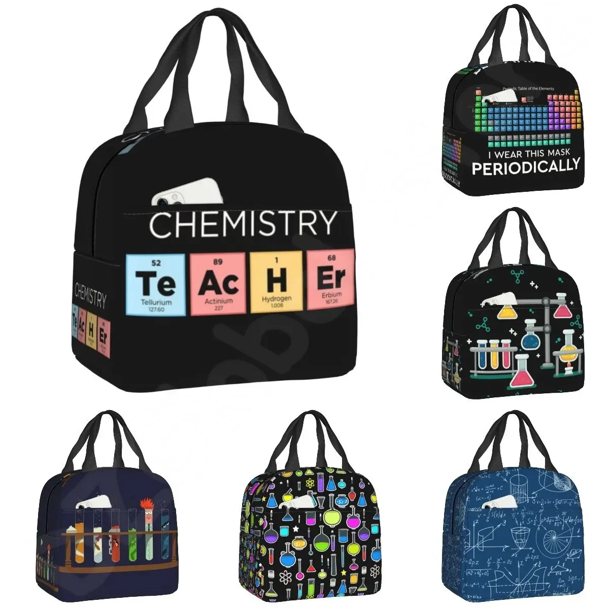 Chemistry-Teacher-Periodic-Table-Insulated-Lunch-Tote-Bag-for-Kid ...