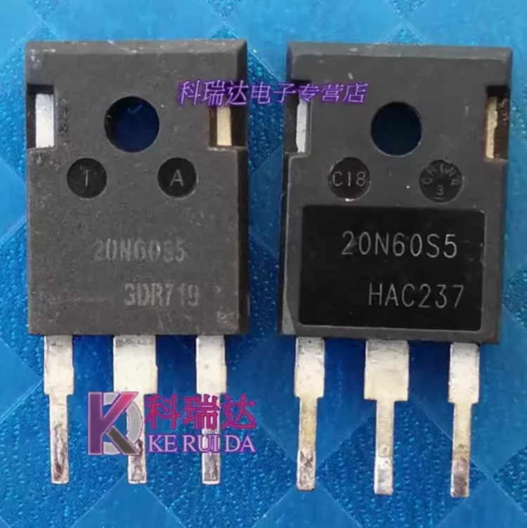 10pcs-Used-20N60S5-SPW20N60S5-20N60C3-20A600V-TO-247-commonly-used ...