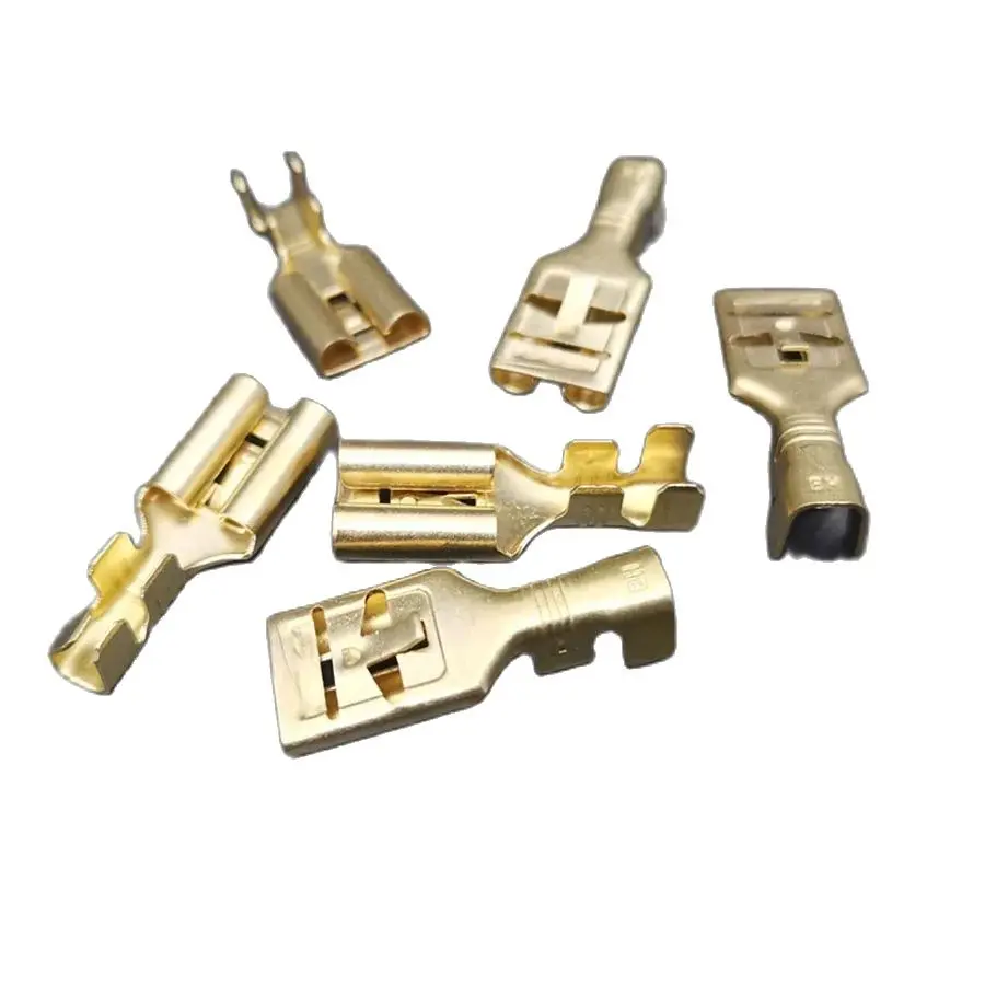 10Pcs 9.6mm Female Crimp Terminal 9.5 High Current Car Automotive ...