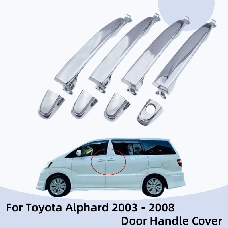 For Toyota Alphard 2003 2004 2005 2006 2007 2008 Door Handle Cover ...