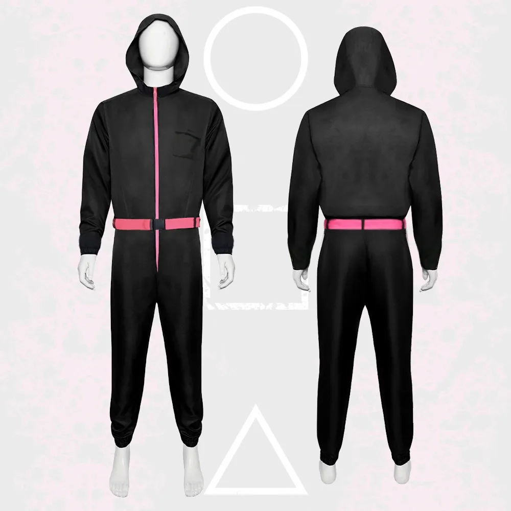 Black Calamari Cosplay Costume Korea Juego Del Calarmar 123 TV Game ...