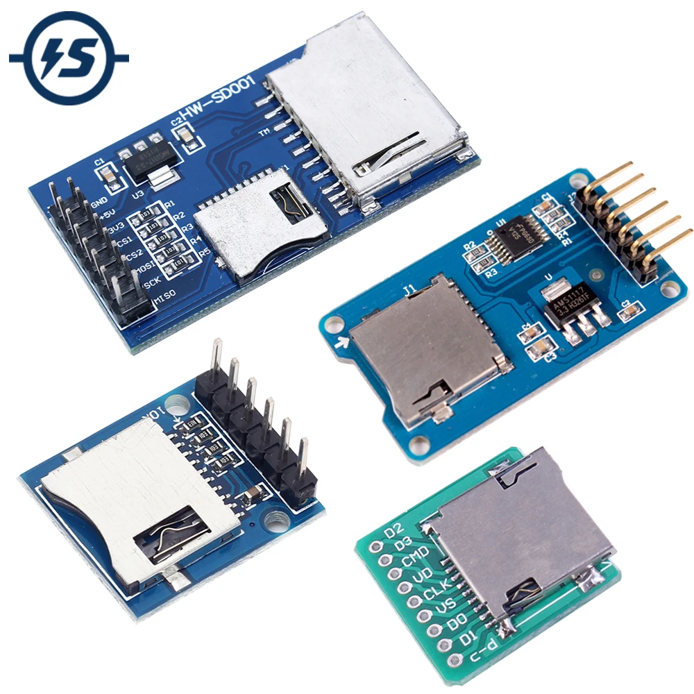 Micro SD Card Storage Expansion Board Adapter Micro Mini SD TF Card ...