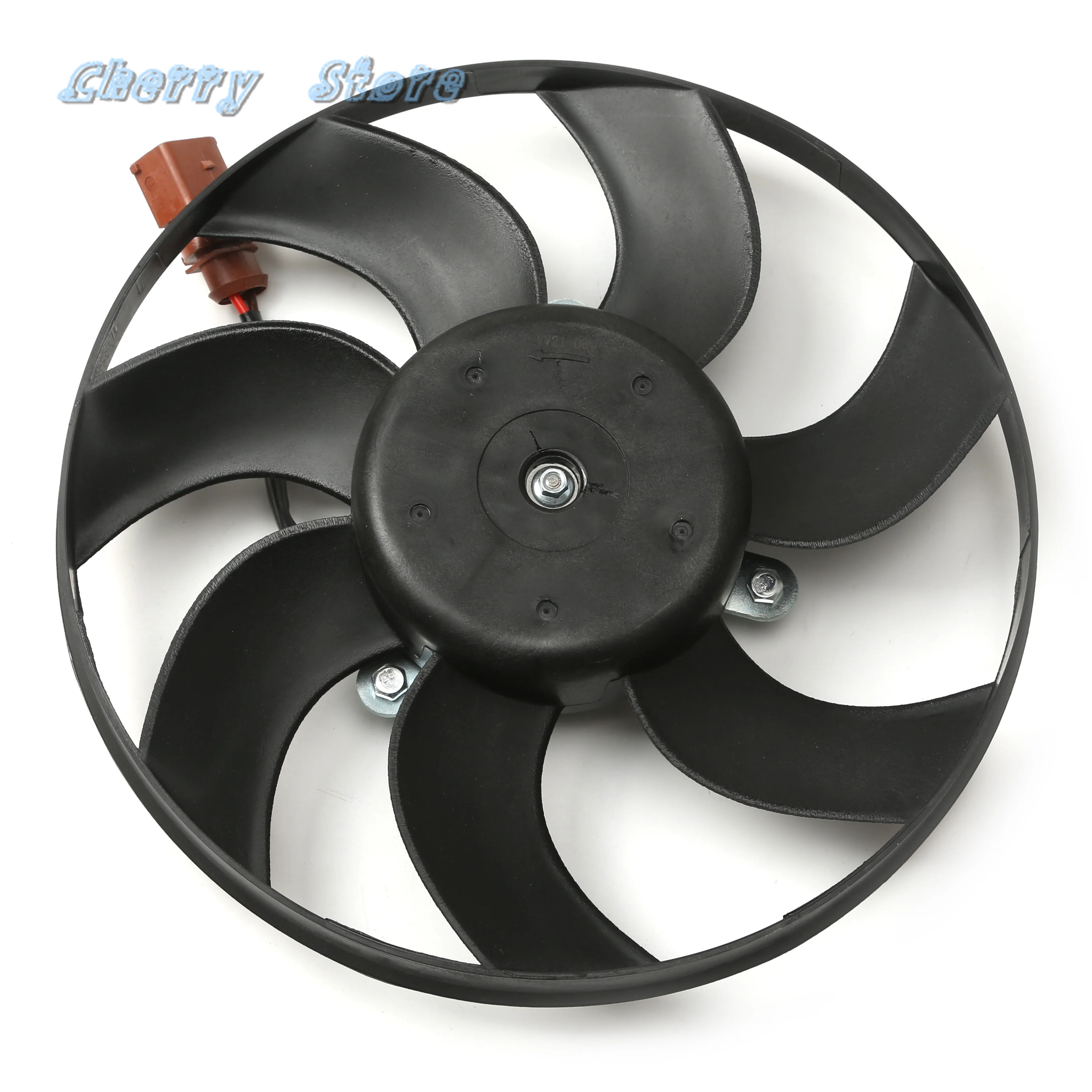 ใหม่3C0 959 455 G ชุดพัดลมระบายความร้อนหม้อน้ำ2 Pin สำหรับ VW Caddy ...